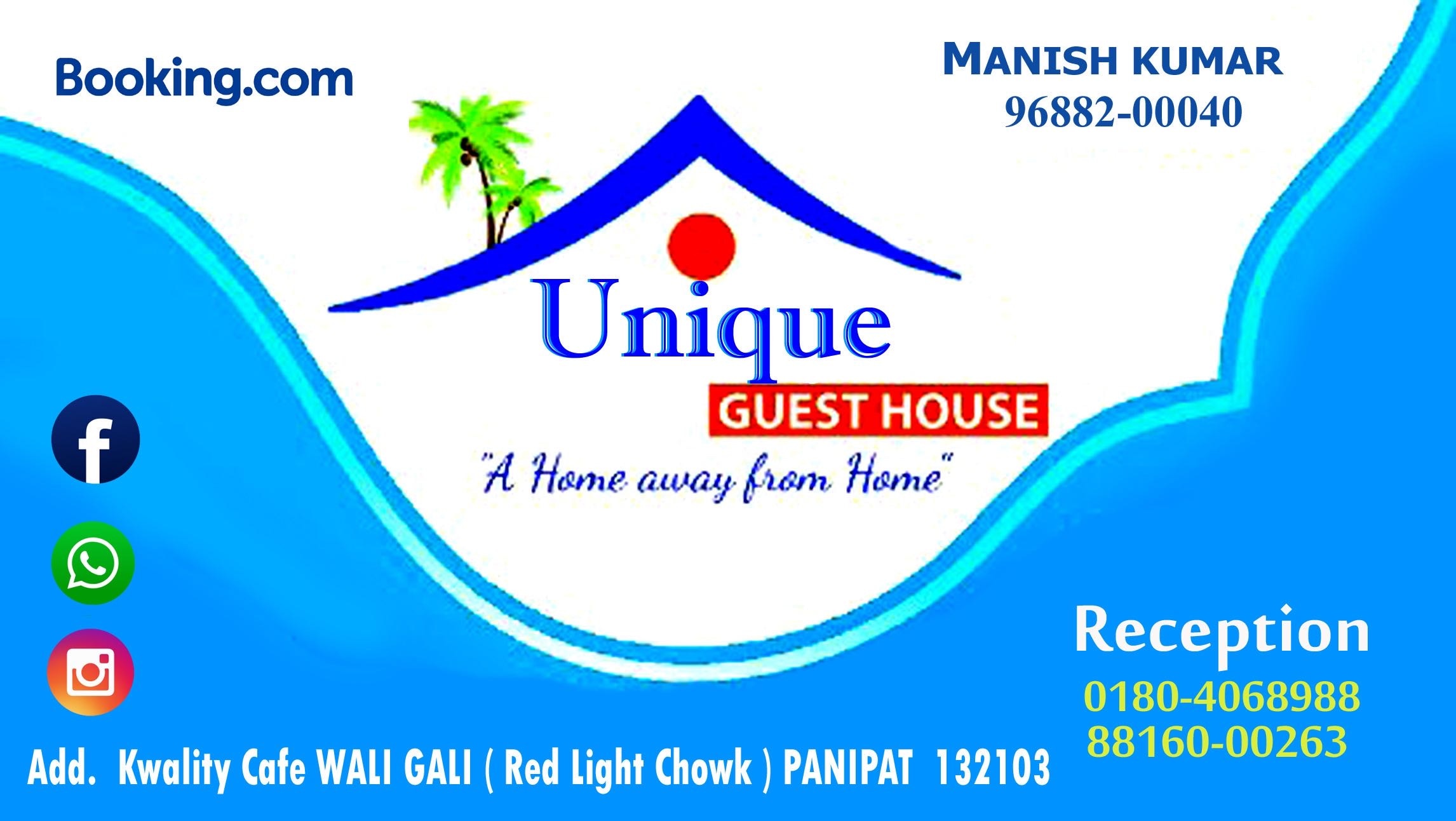 SPOT ON Unique Guest House, SPOT ON Panipat, Book @ ₹1055 - OYO